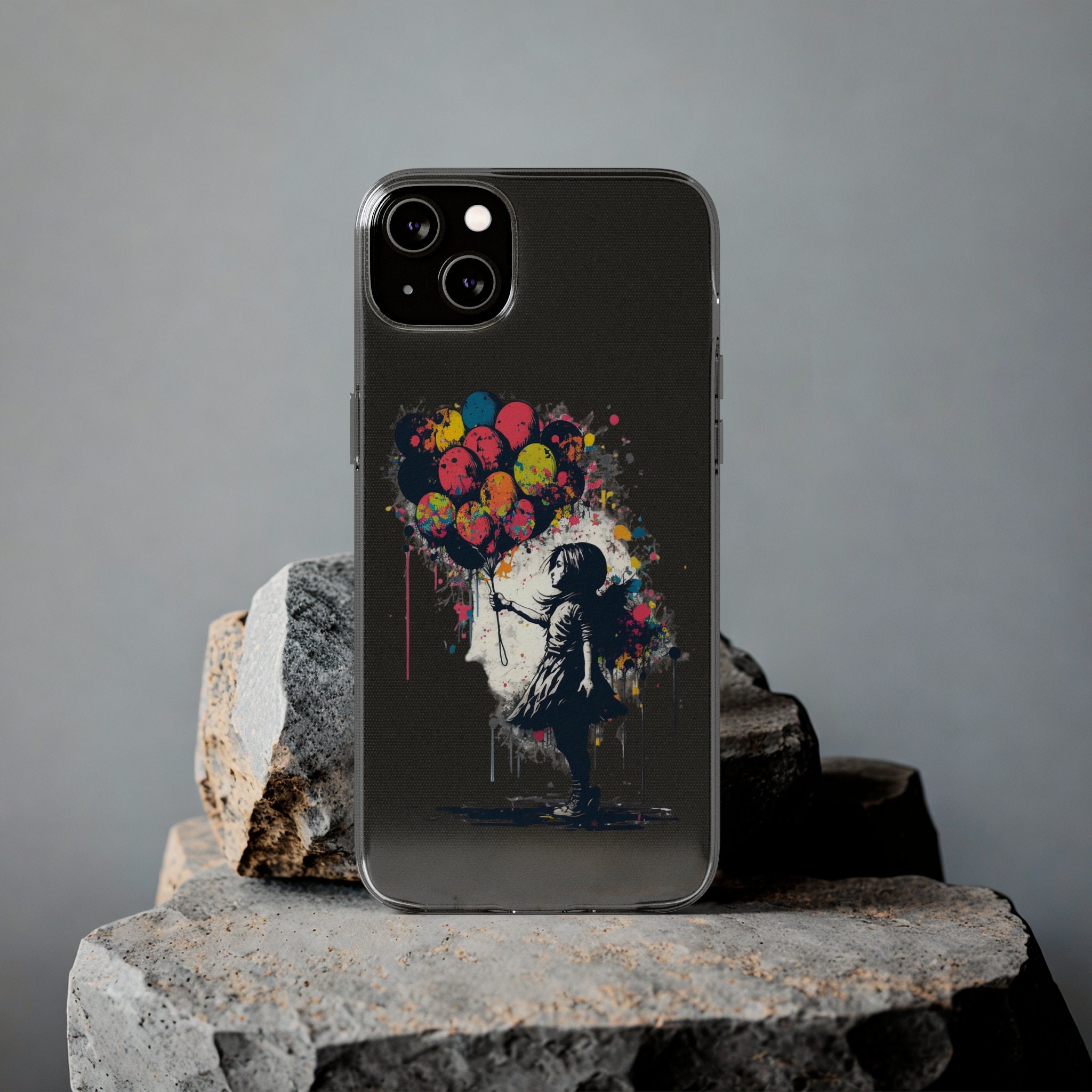 Banksy Balloon Girl Artwork Phone Case for iPhone Case iPhone 14 13 12 ...