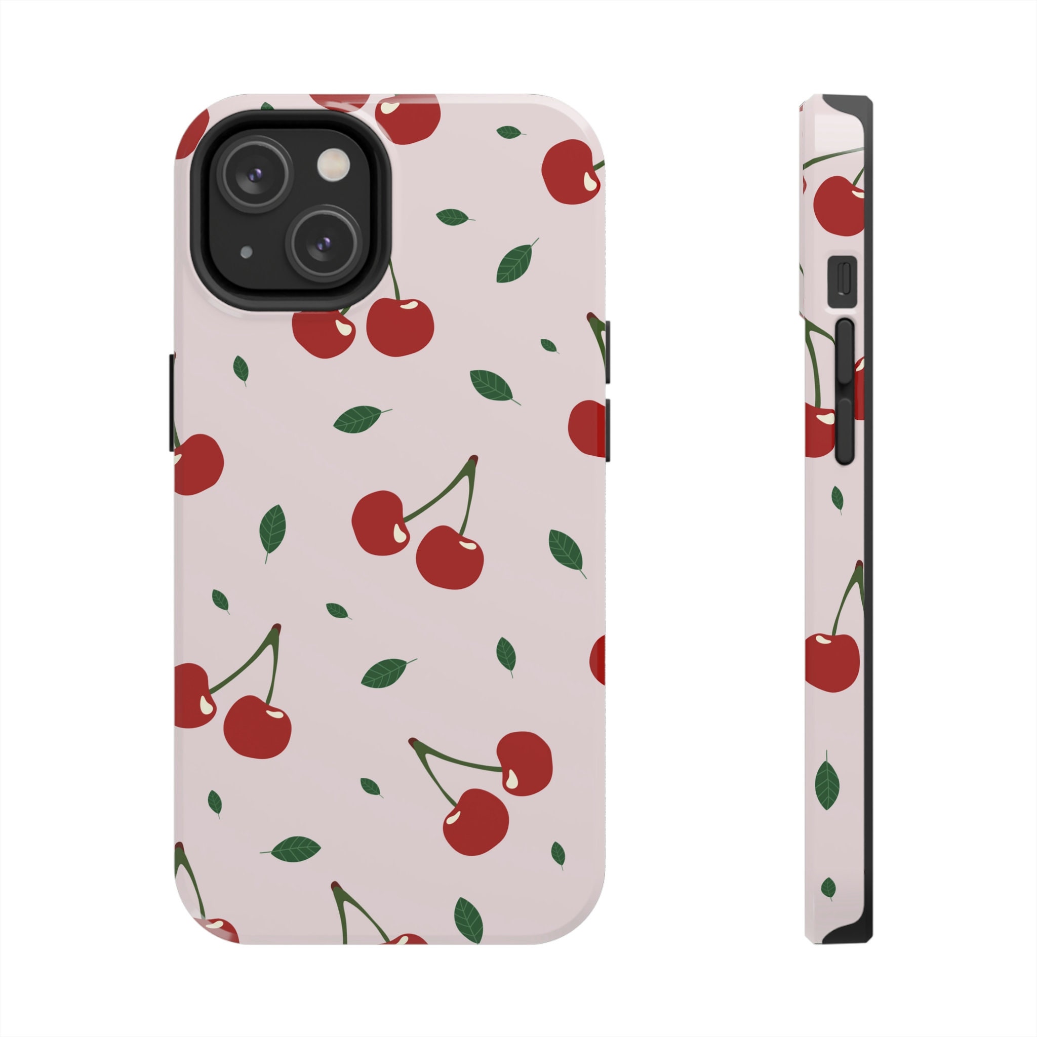 Cherry Phone Case Cherry Print Cartoon Cherry Pink Cherries, iPhone 6 7 ...