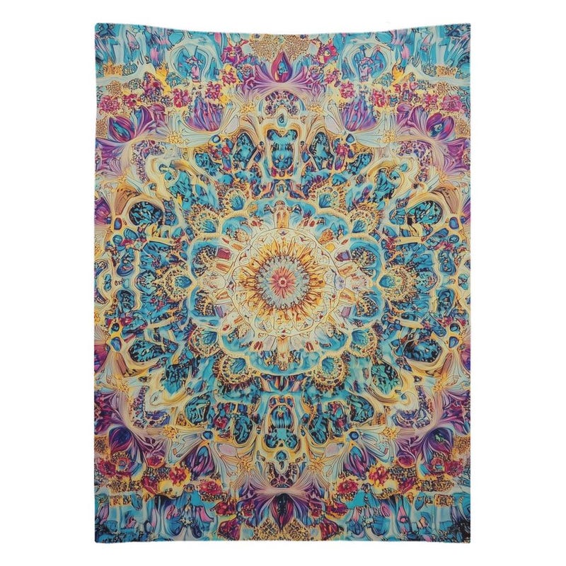 Psychedelic Tapestry - Etsy