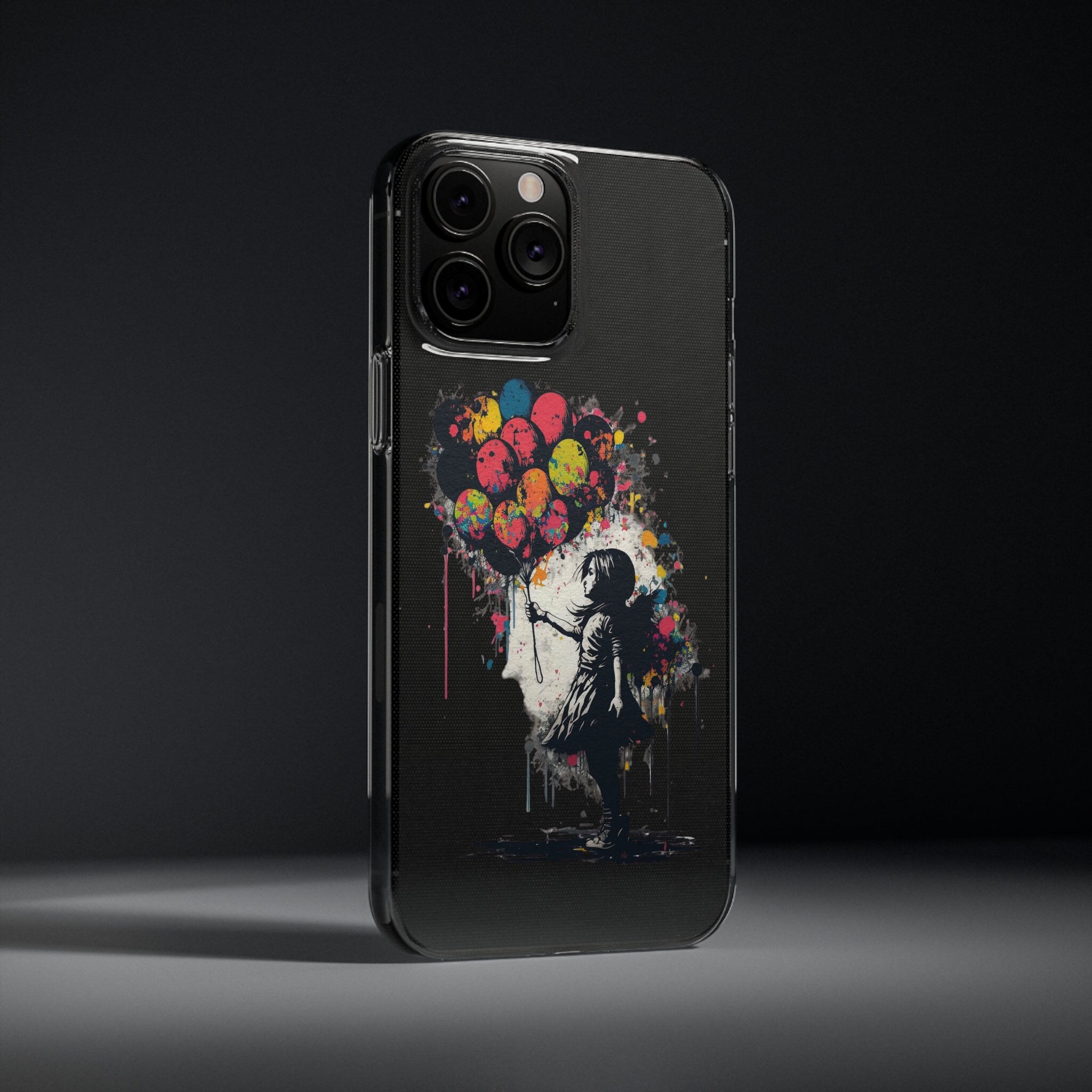 Banksy Balloon Girl Artwork Phone Case for iPhone Case iPhone 14 13 12 ...