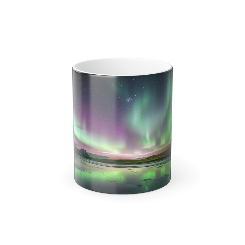 Northern Lights Mug Color Changing Aurora Borealis Mug Heat Sensitive ...
