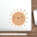 Happy Vintage Boho Sun Sticker Waterbottle Notebook & Laptop Sticker ...