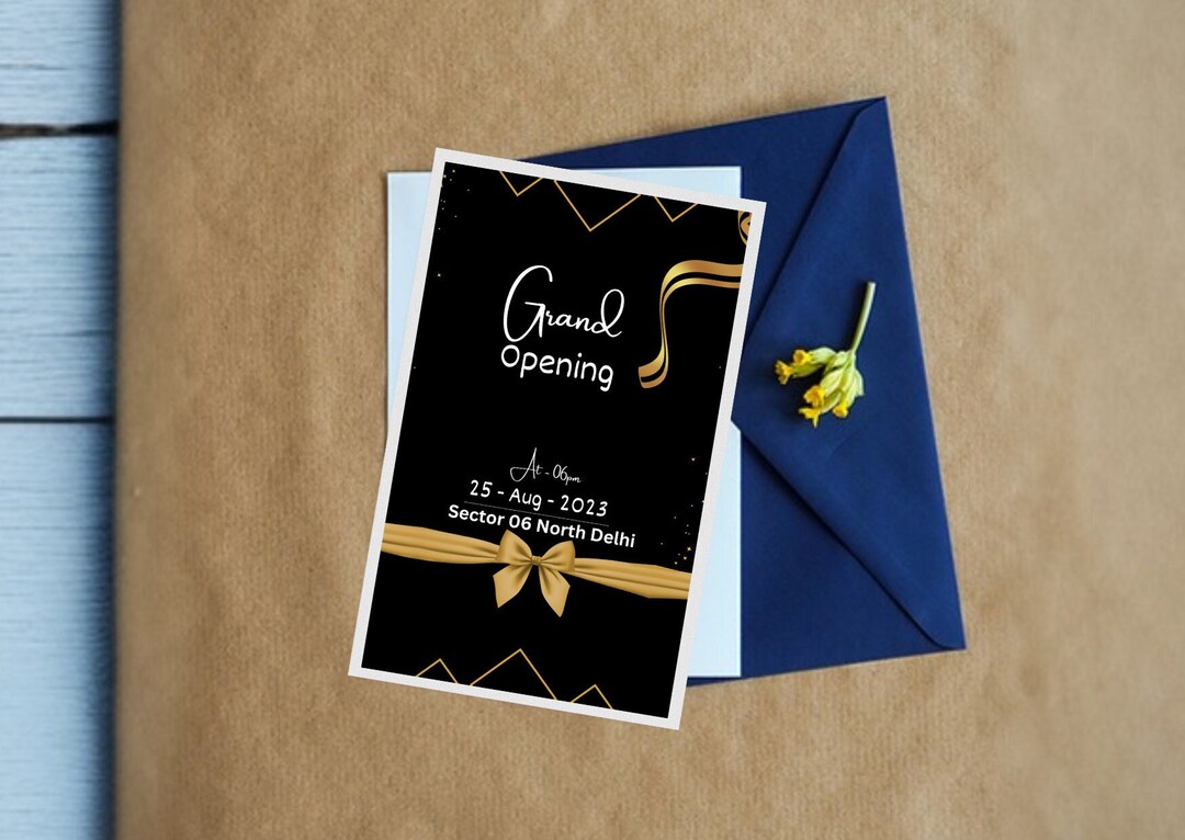 Printable Custom Surprise Grand Opening Invitation Card - Etsy