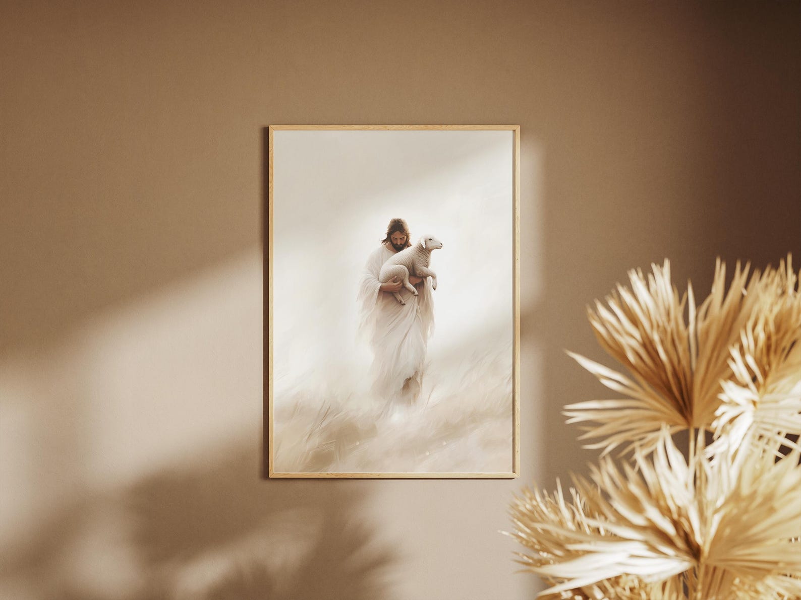 The Second Chance, Lost Sheep Christian Wall Art, Jesus Lamb Digital ...