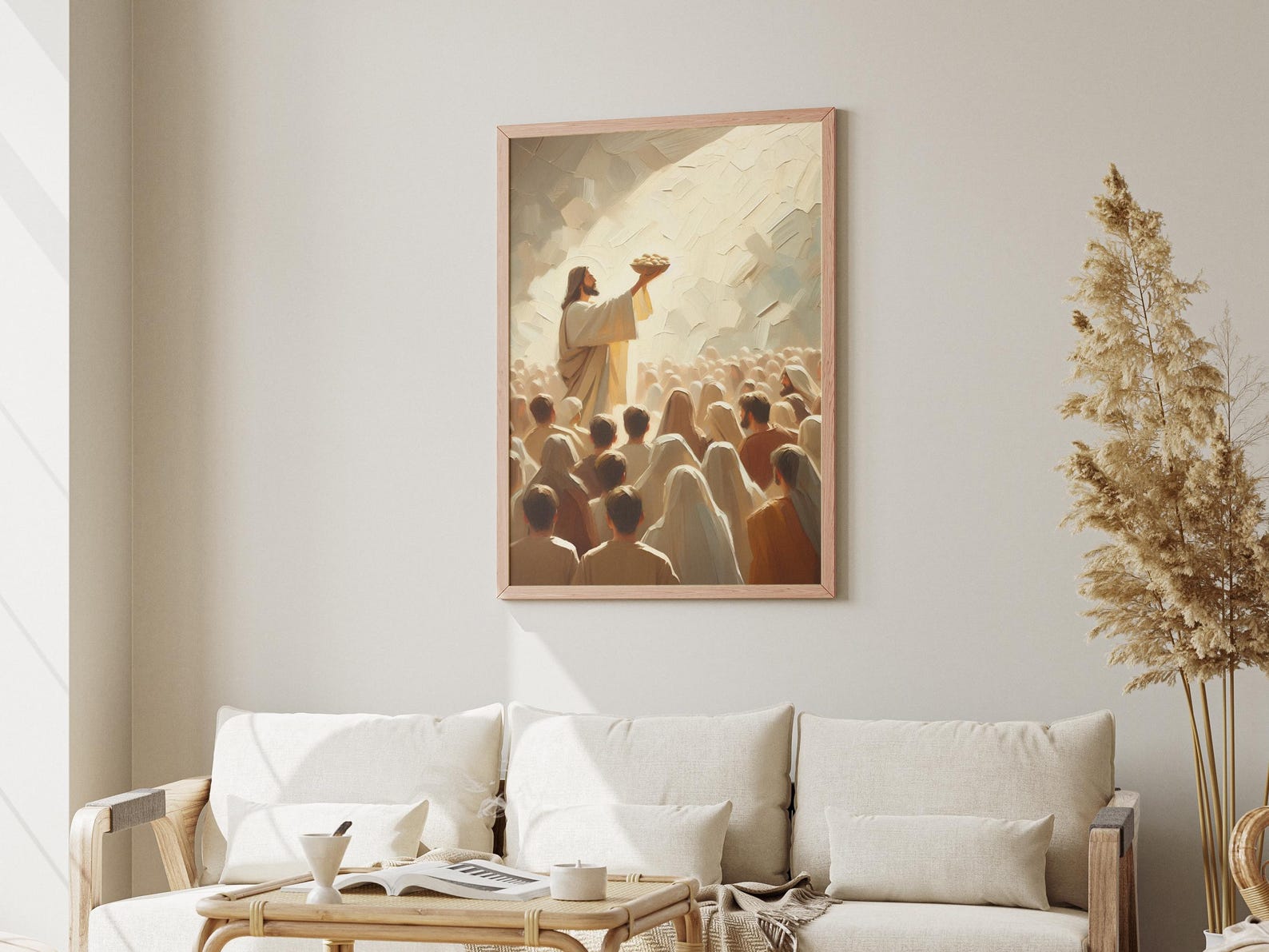 From Few to Full, Jesus Feeds the 5000 Wall Art, Feeding the 5000, 5 ...