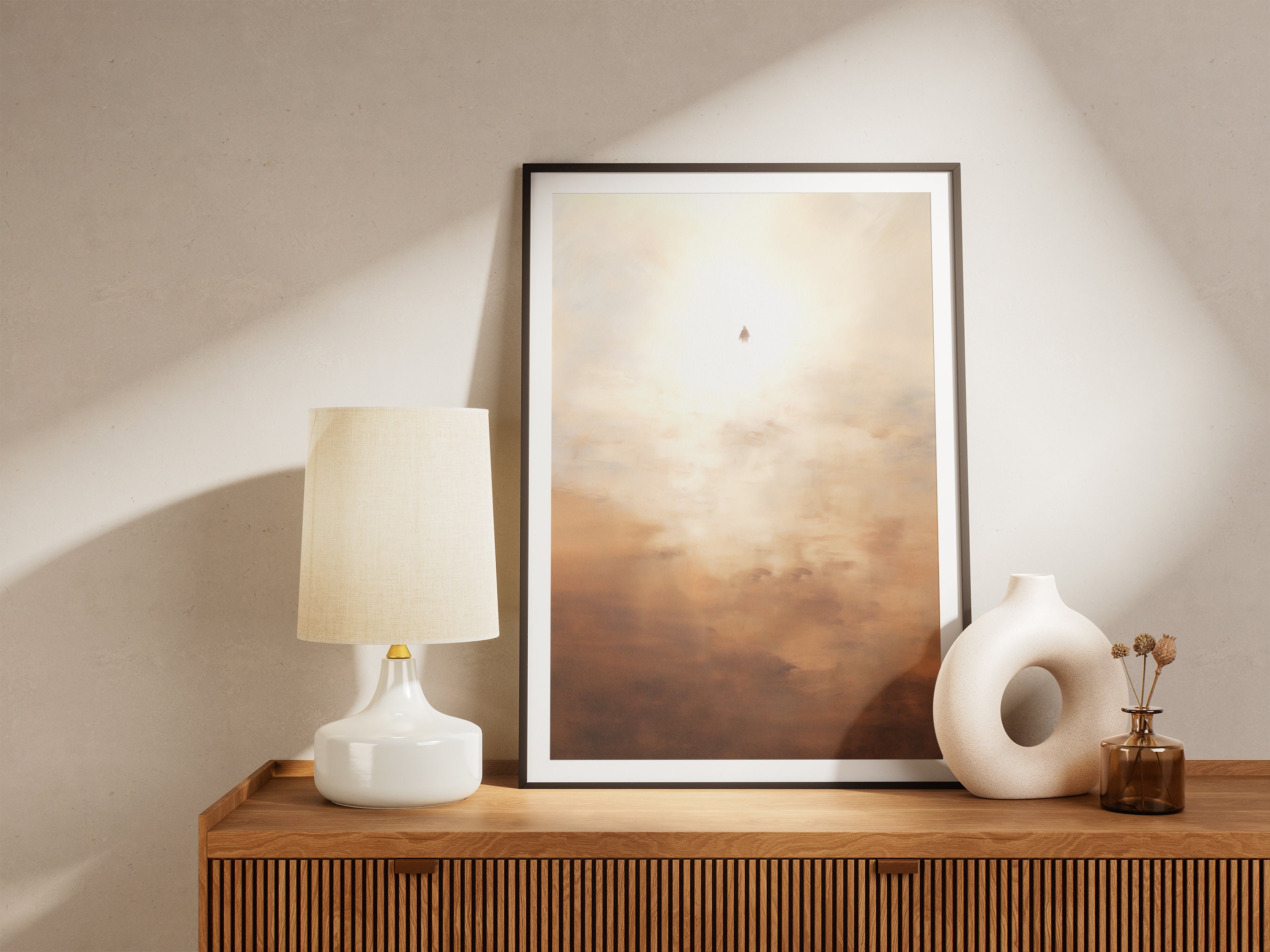 The Ascension of Jesus Painting, Jesus Christ Print, Bible Art, Modern ...