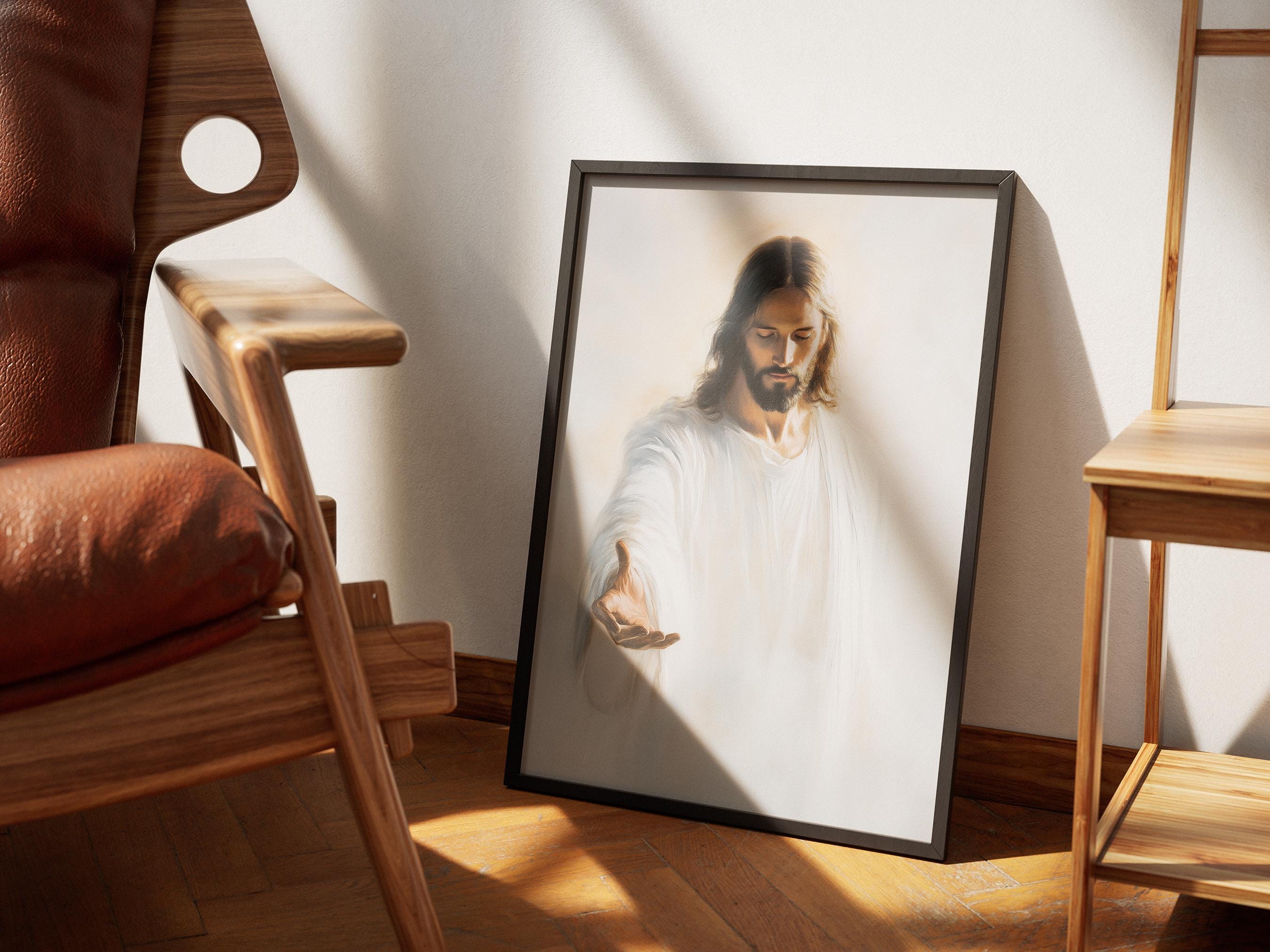 Come Follow Me, Jesus Portrait, Christian Artwork, Catholic Art Wall ...