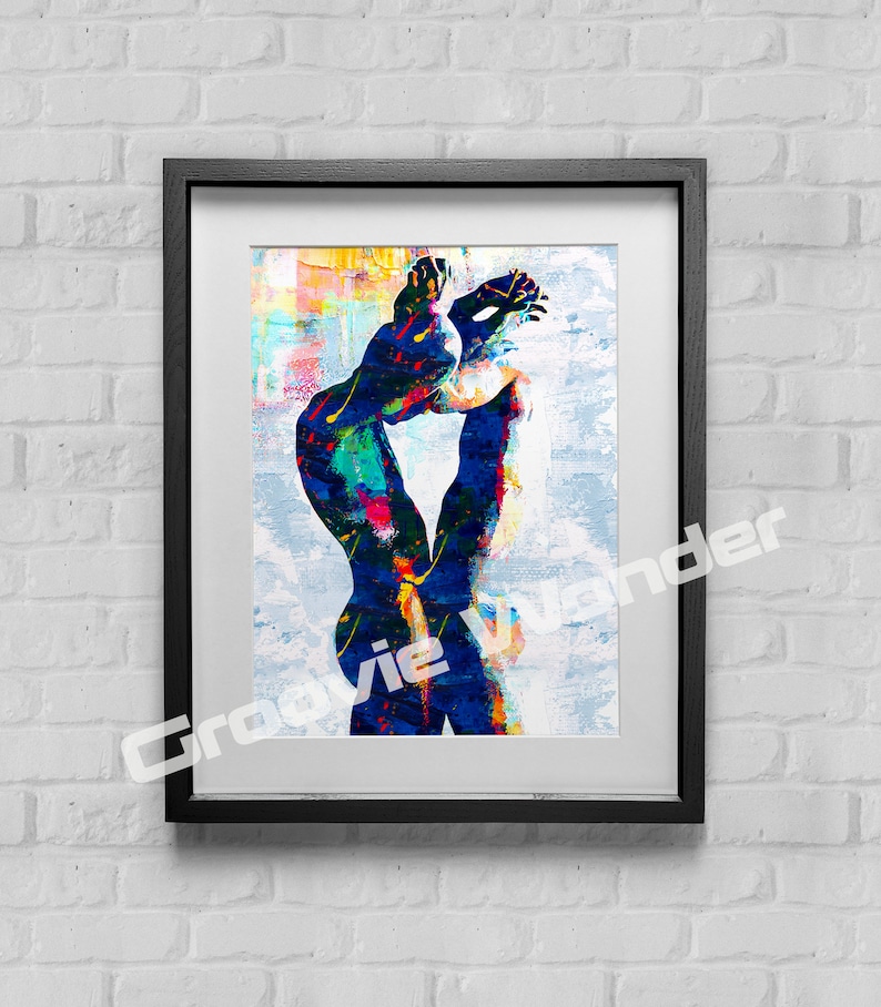 Gay Art Frotting Gay Abstract Modern Art - Etsy