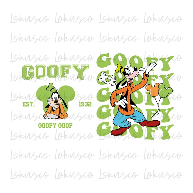 Goofy - Etsy
