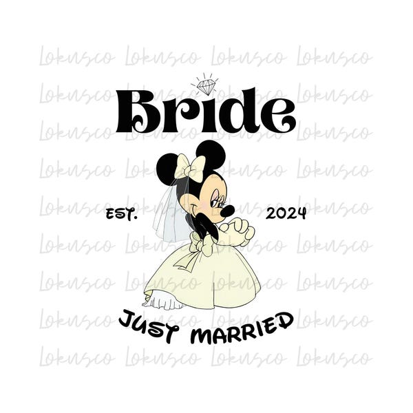 Minnie Mouse Bride - Etsy