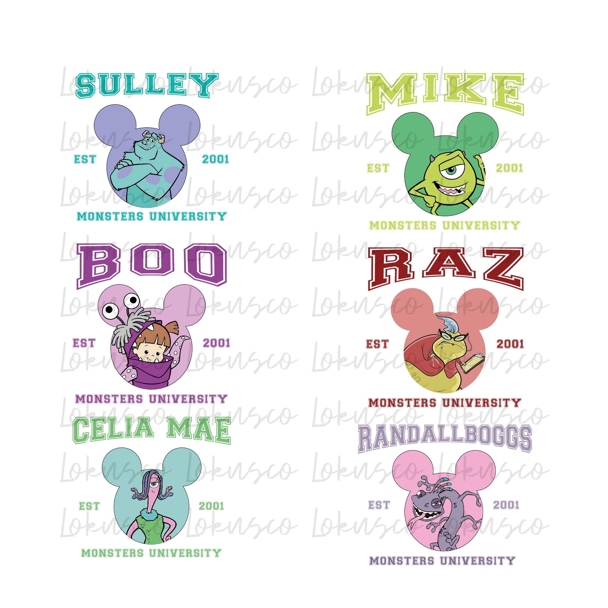 Disney Monsters Bundle PNG, Monsters Group Matching Png, Monsters ...