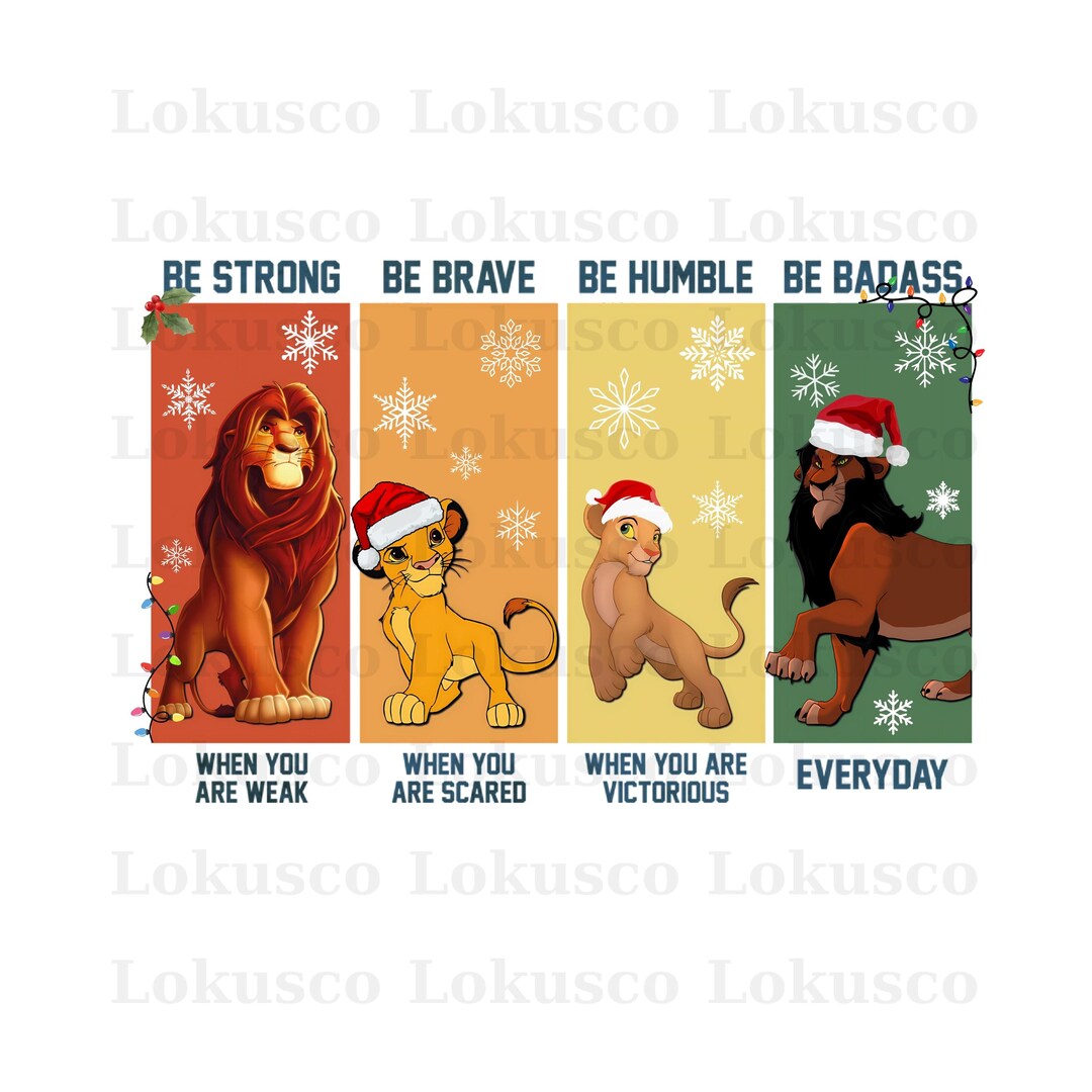 Christmas Lion Kion PNG, Christmas Vibes, Xmas Png, Family Christmas ...