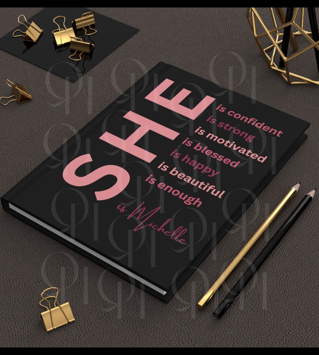 She is Me Journal, Custom Journal With Name, Personalized Notebook ...