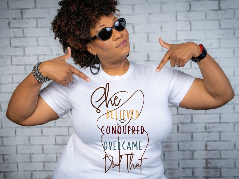 She is Tshirt Black Women, Melanin Shirt, Black Girl Magic, African ...
