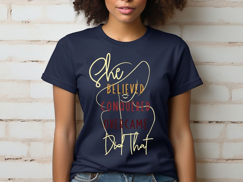 She is Tshirt Black Women, Melanin Shirt, Black Girl Magic, African ...