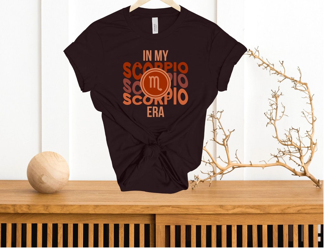 In My Scorpio Era Shirt for Women Tshirts, Gift for Scorpio Vibes Shirt ...