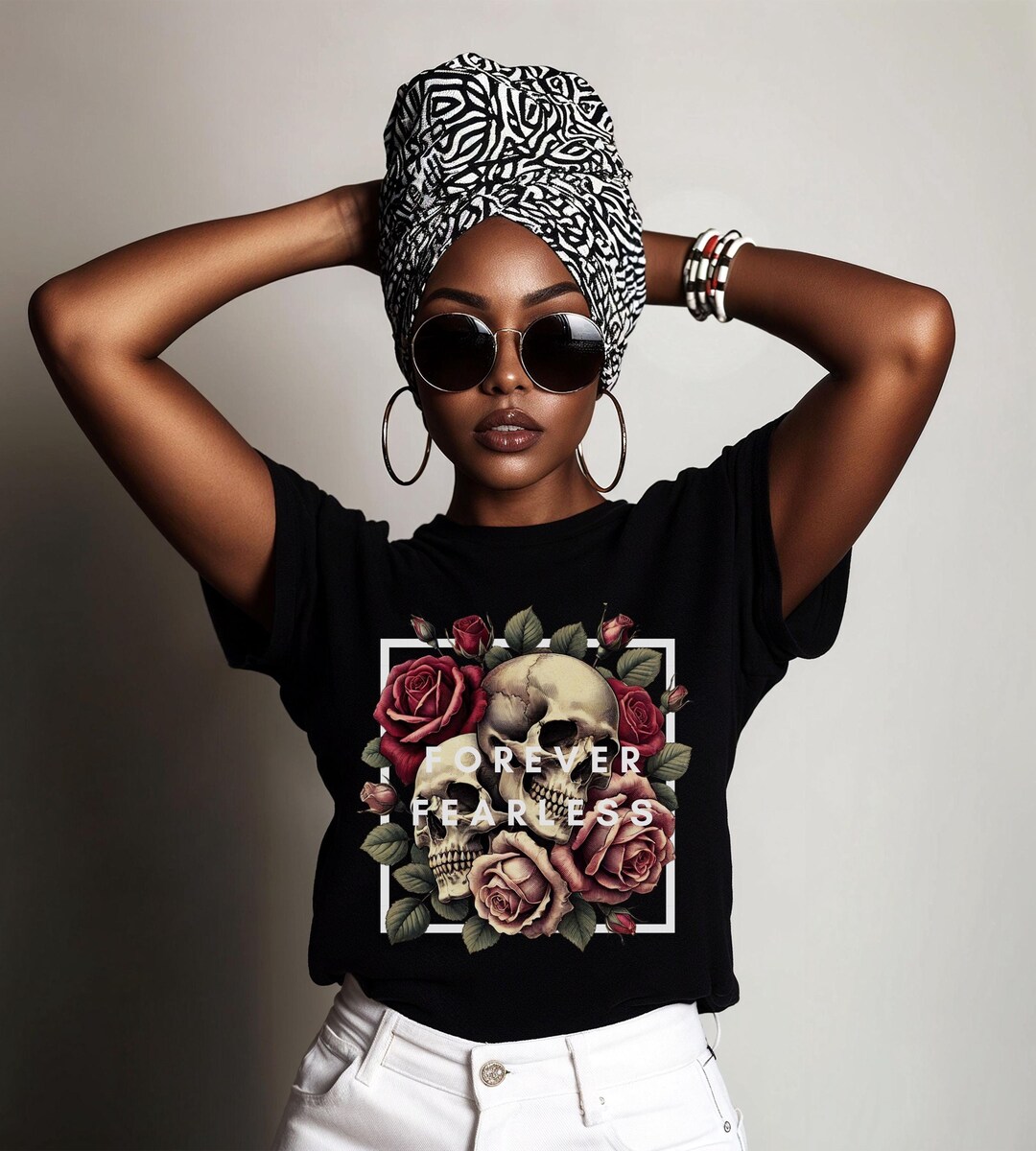 Forever Fearless Inspirational Quote T-shirt Motivational Graphic Tee ...