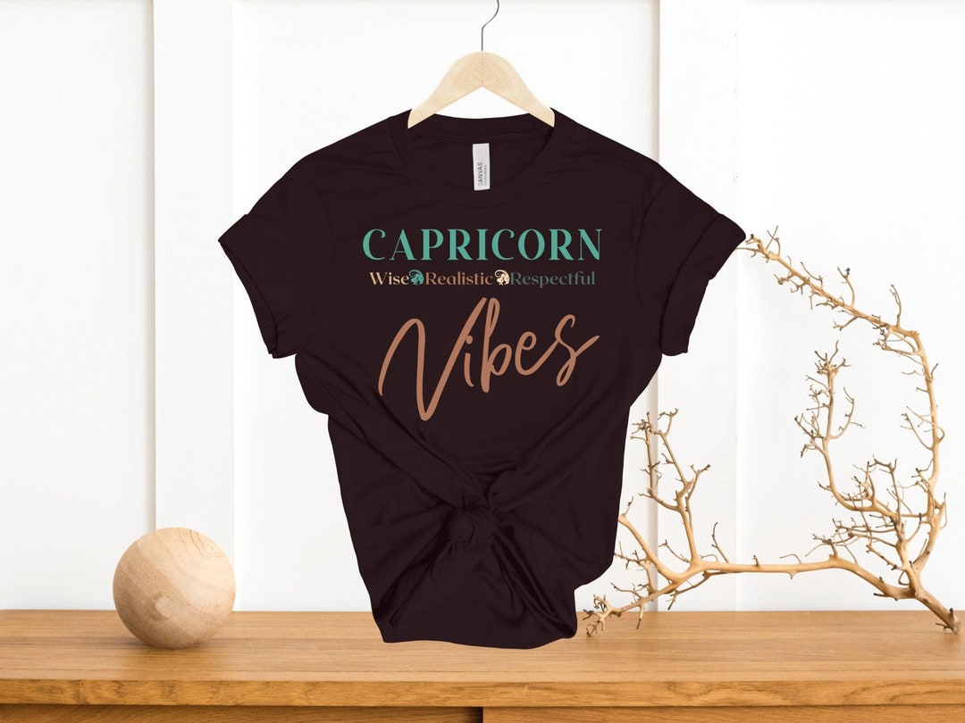 Capricorn Vibes Black Girl Tshirt, Zodiac Capricorn Shirt, Capricorn ...