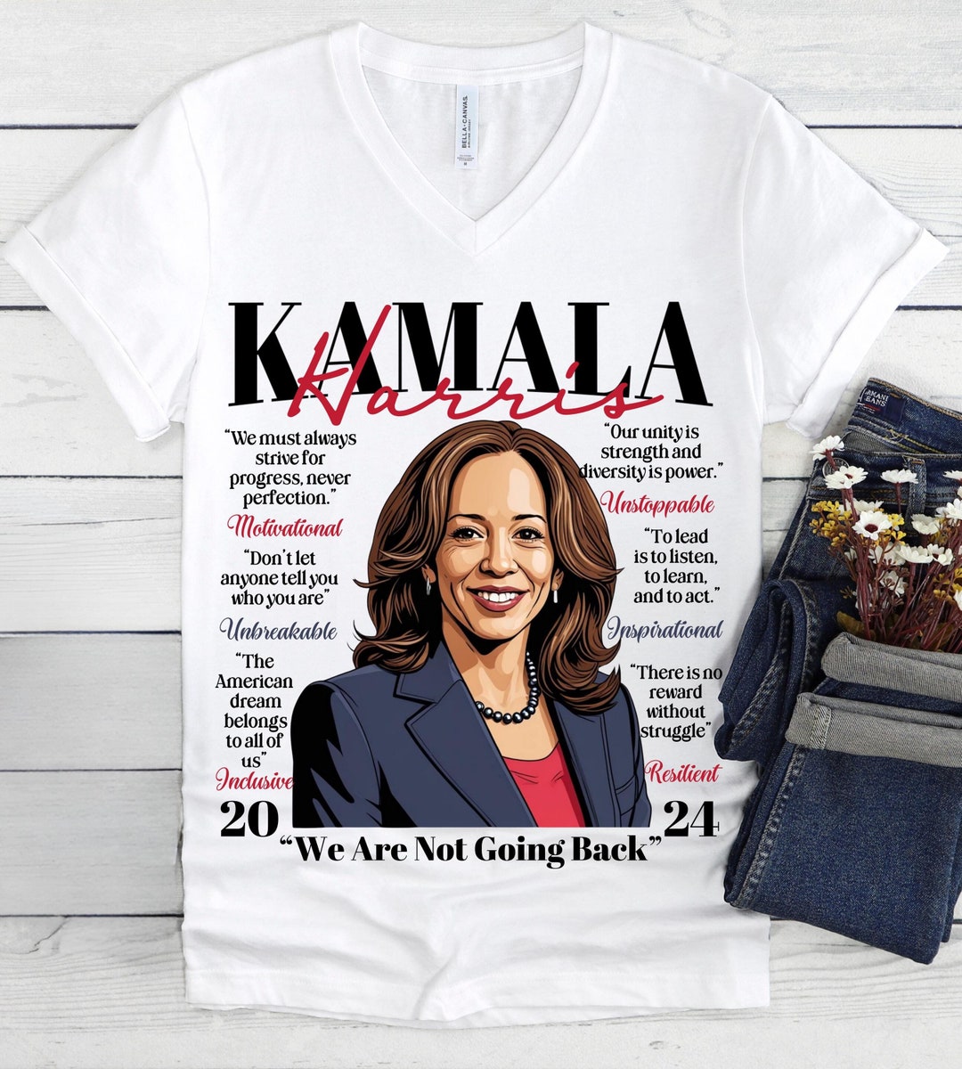 Kamala Harris T-shirt for Women Empowerment Clothing Gift to Celebrate ...