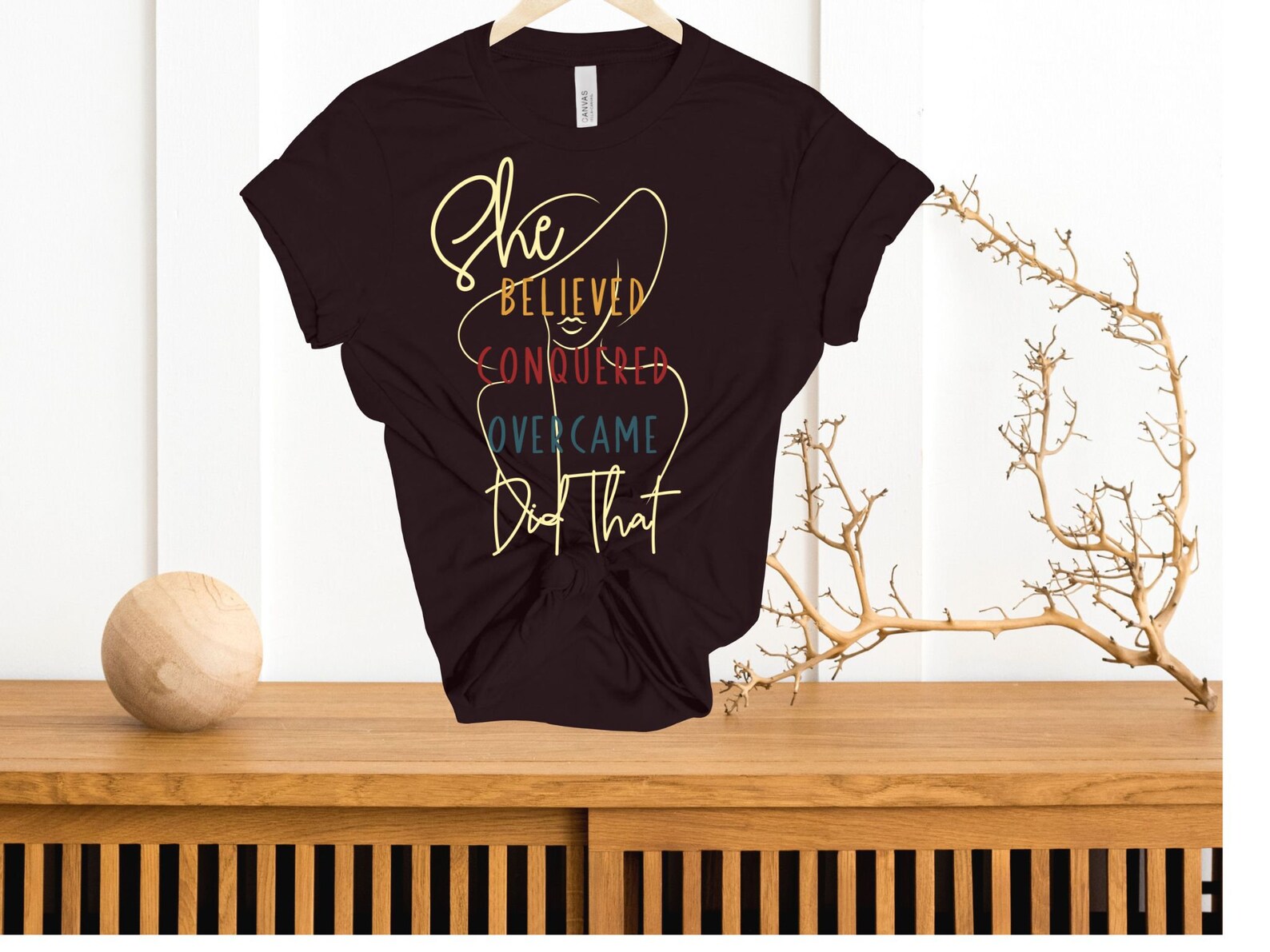 She is Tshirt Black Women, Melanin Shirt, Black Girl Magic, African ...