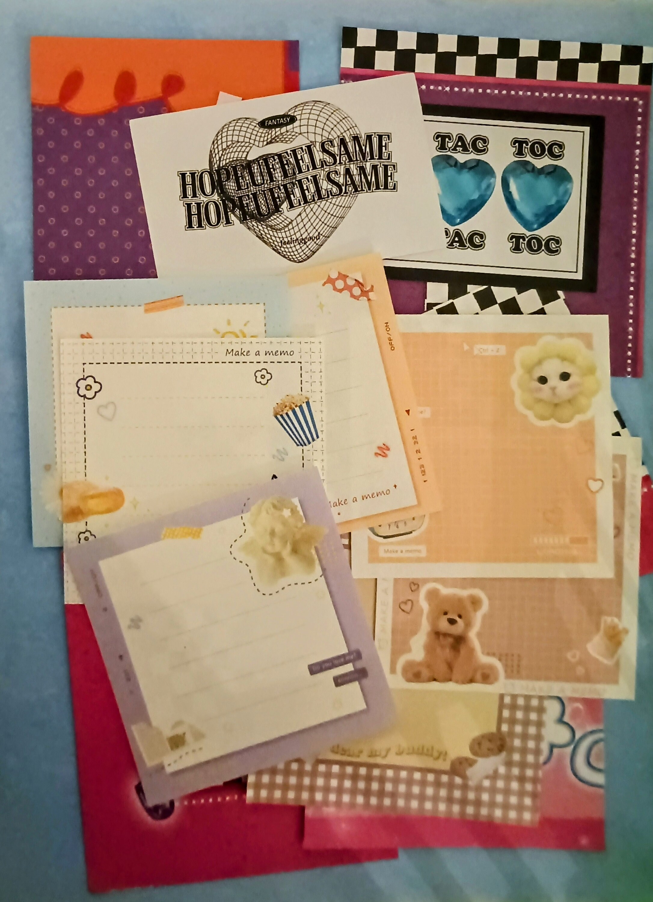 Retro Stationery & Craft Paper Pack, 90s Nostalgia, Kawaii Memo Sheets ...