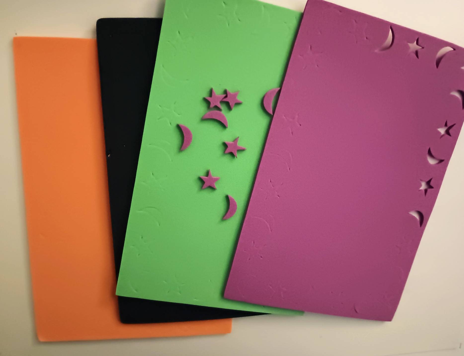 Rectangle Craft Foam, Stars & Moons, Colored Craft Foam, Children Craft ...
