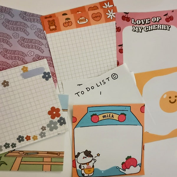 Retro Japanese Memo Sheets - Etsy