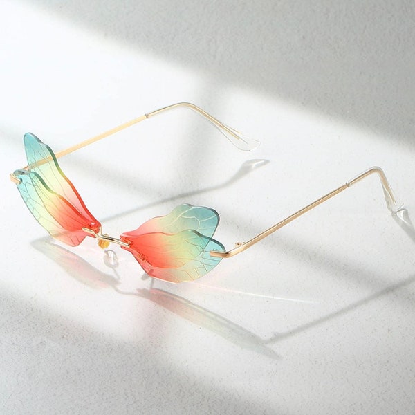 Rainbow Fairy Wing Glasses - Etsy