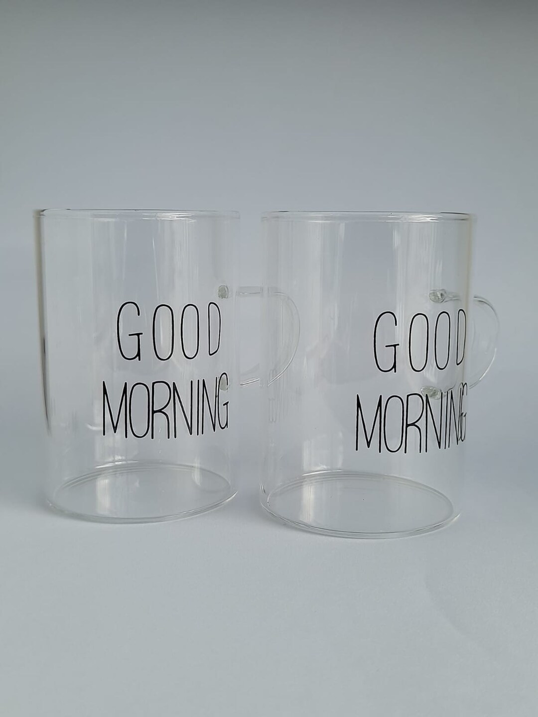 Glass Mug , Good Morning Glass - Etsy