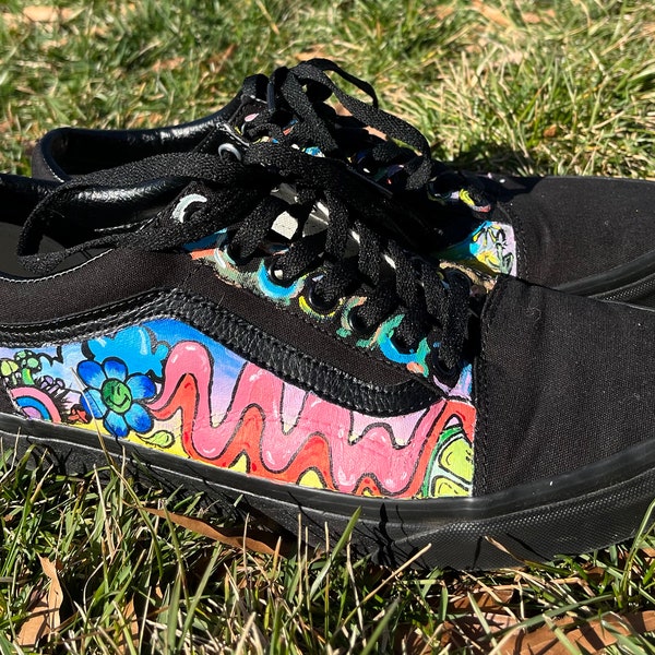 Hand Painted Vans - Etsy