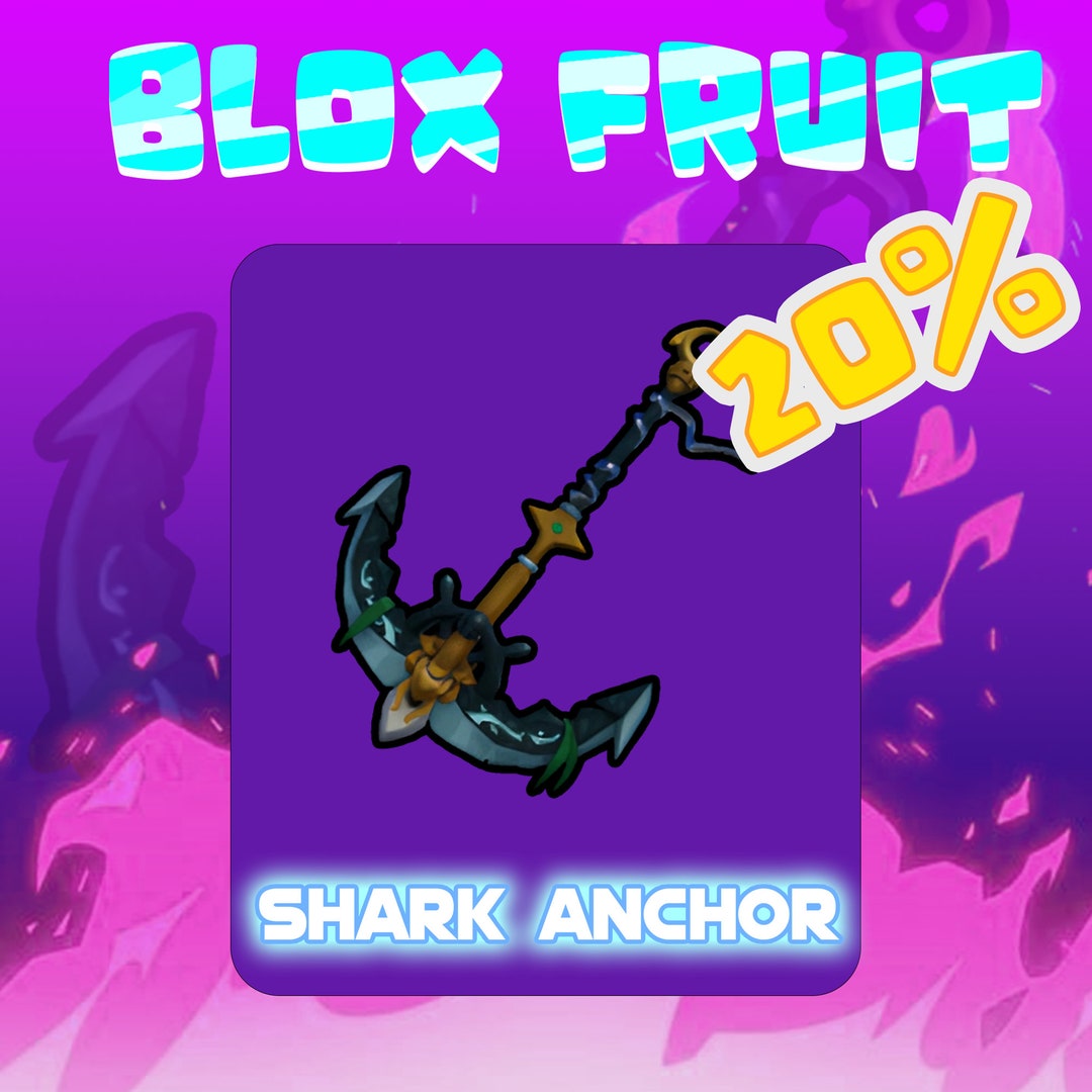 Shark Anchor Account Level Max Blox Fruit Bloxfruit Roblox Online Game ...