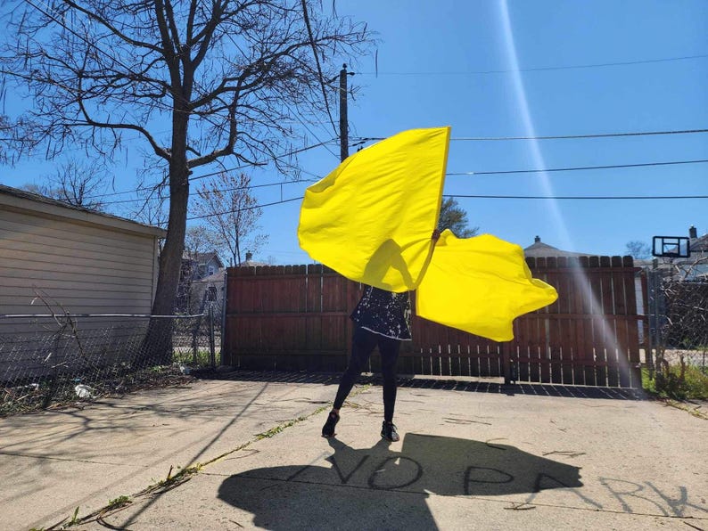 Priesthood Worship Flags – Joy(yellow) | Set of 2 | Child Praise Dance ...