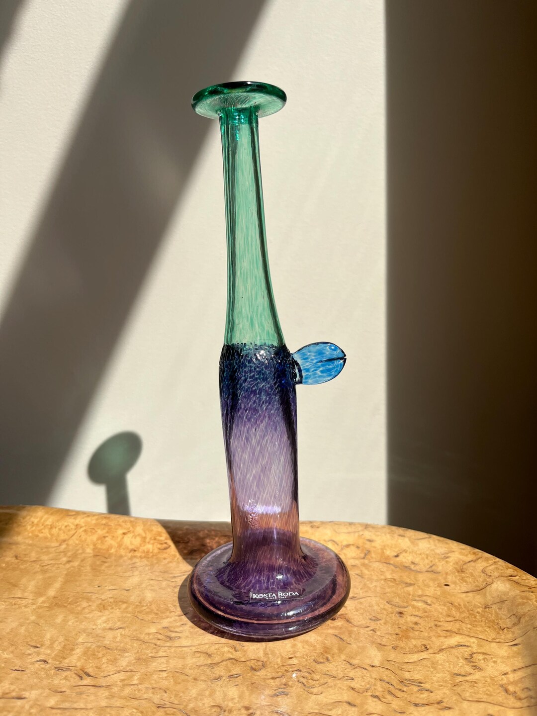 Kosta Boda 'windpipe' Decorative Glass Vase, Vintage Swedish Glass ...