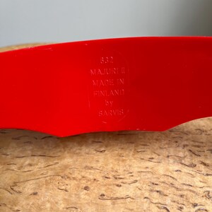 Sarvis Finland Majuri II Red Plastic Coat Hanger - Etsy