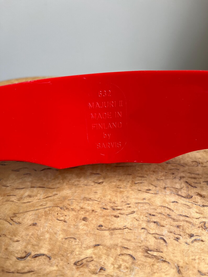 Sarvis Finland Majuri II Red Plastic Coat Hanger - Etsy