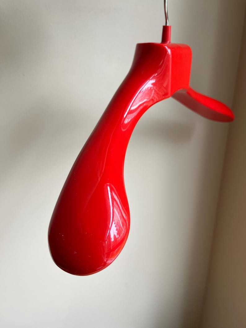 Sarvis Finland Majuri II Red Plastic Coat Hanger - Etsy