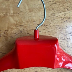Sarvis Finland Majuri II Red Plastic Coat Hanger - Etsy