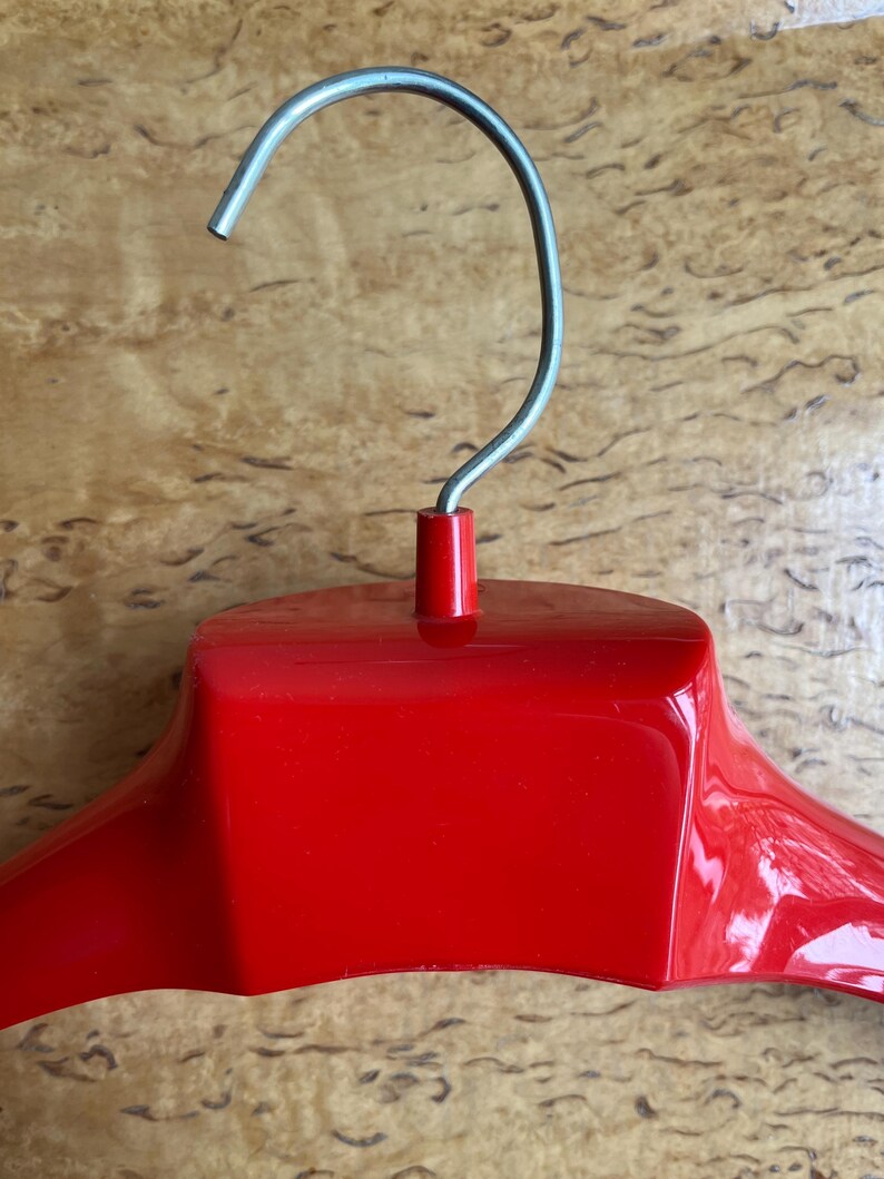 Sarvis Finland Majuri II Red Plastic Coat Hanger - Etsy