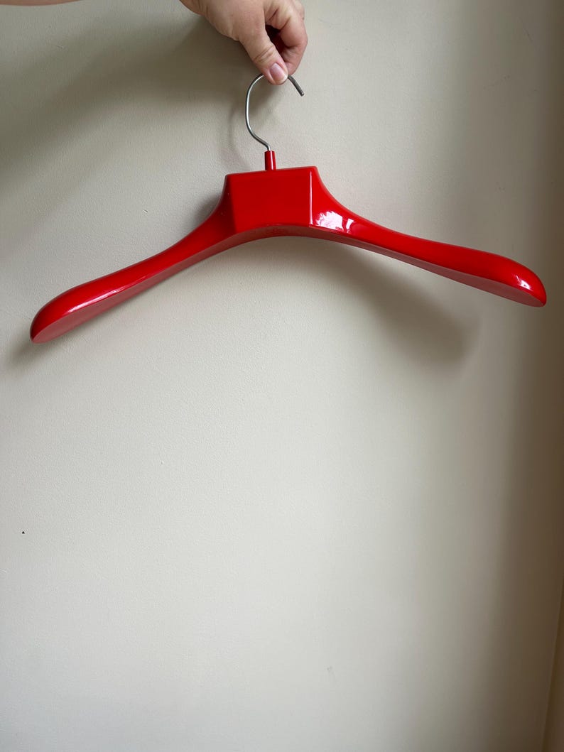 Sarvis Finland Majuri II Red Plastic Coat Hanger - Etsy