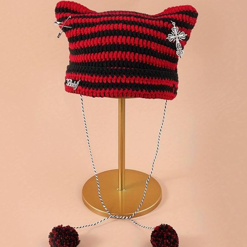 Cat Beanie - Etsy