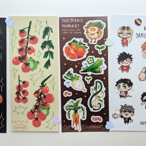 Tomato Frog Sticker Sheet | Vinyl Sticker Sheet Gift Sticker, Scrapbook ...