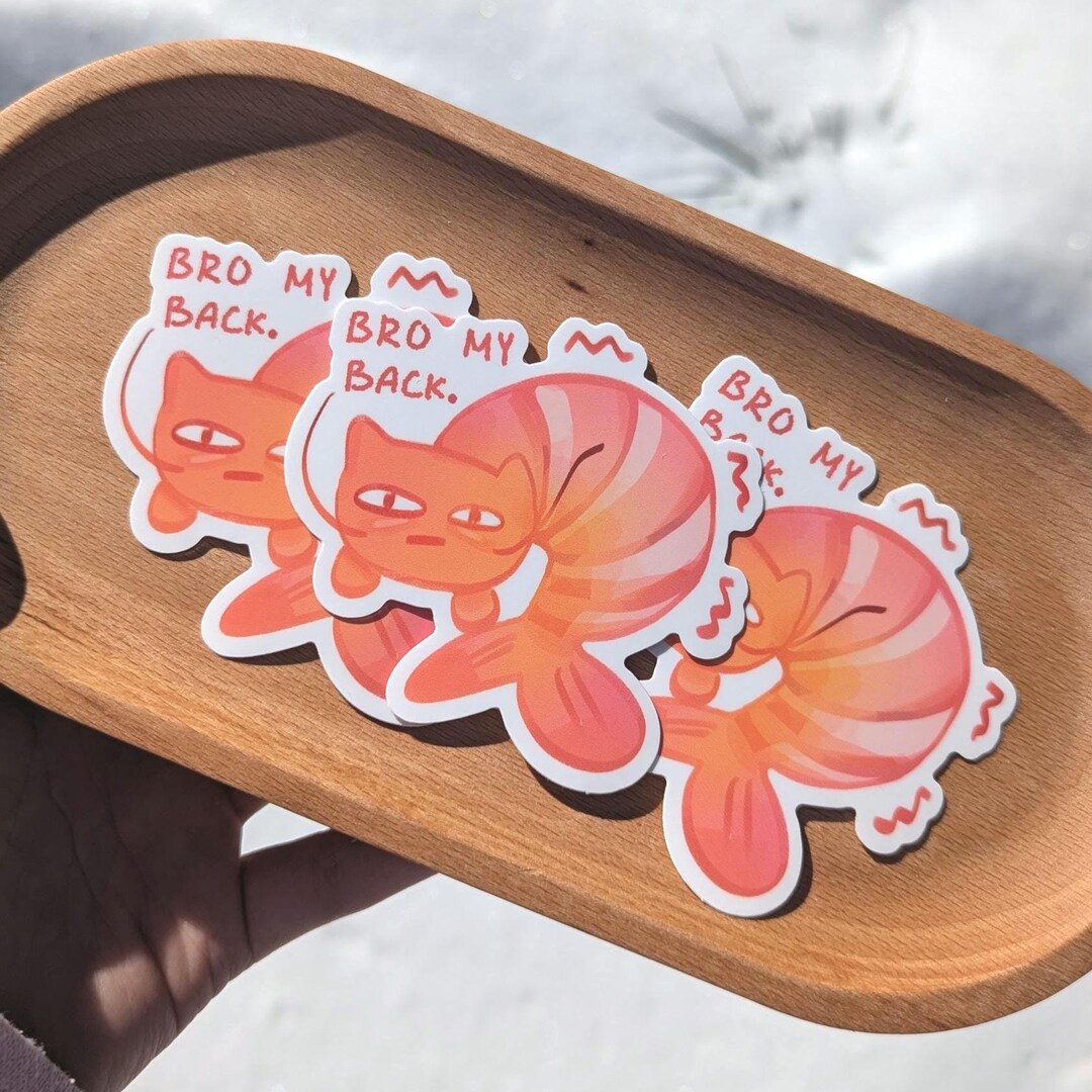 Shrimping Sticker | Original Silly Vinyl Sticker | Shrimp - Etsy