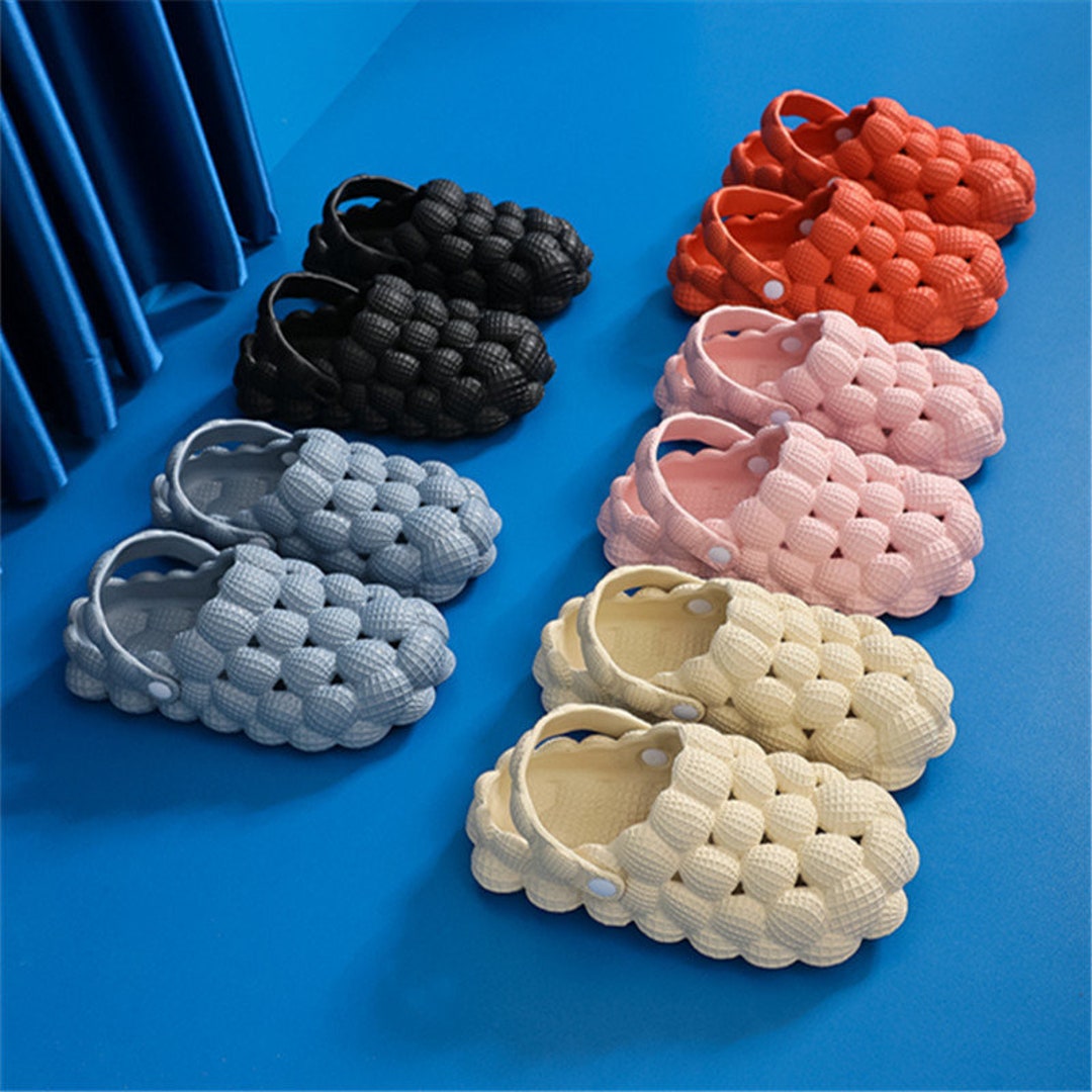 Soft Sole Bubble Clogs Lightweight Solid Color Slides Unisex - Etsy