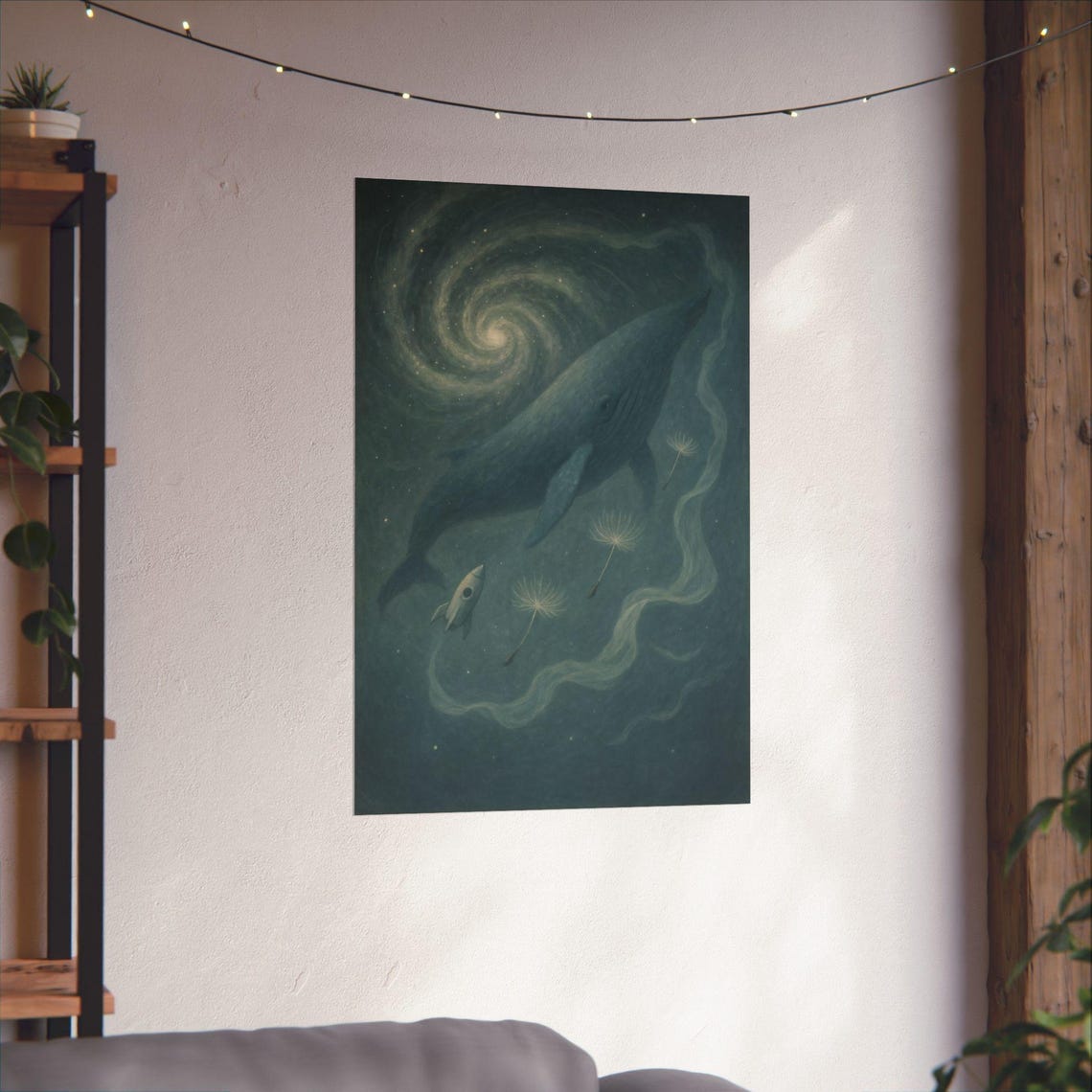 Dreamland Galaxy Poster: Space Theme Nursery Art, Inspirational Kids ...