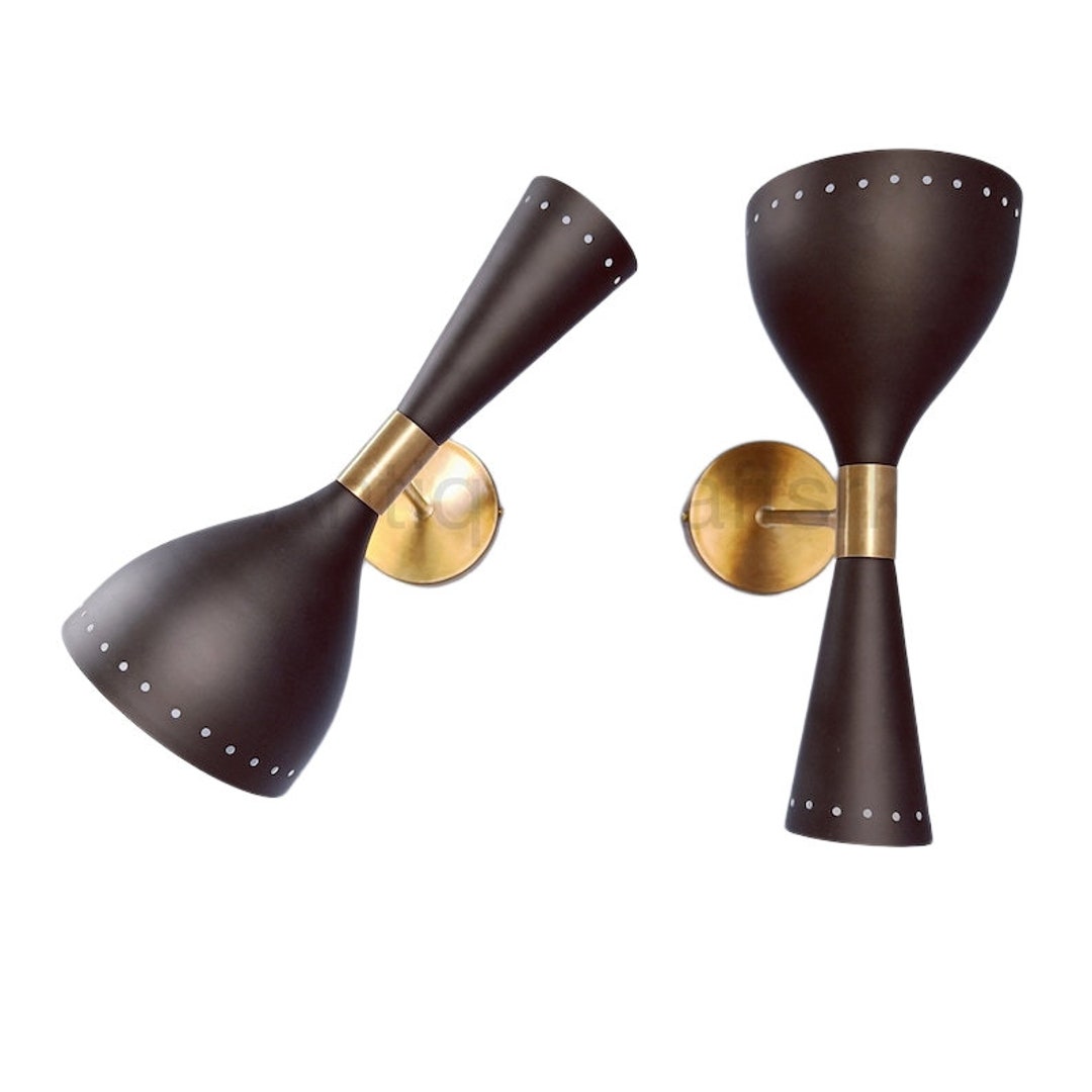 Pair of 1950s Italian Diablo Wall Lights Wall Sconce Diabolo - Etsy