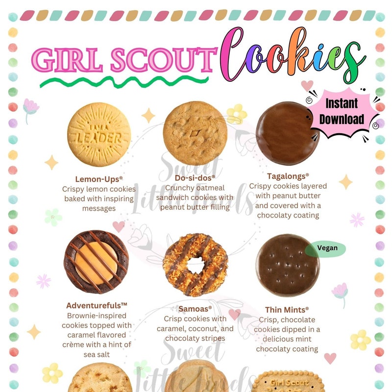 Girl Scout Cookies - Etsy