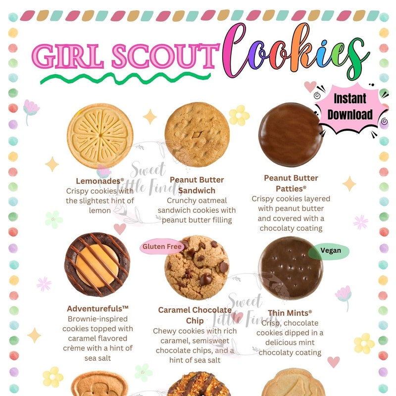 Girl Scout Cookies - Etsy