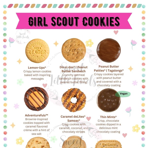 2024 Girl Scout Cookies - Etsy