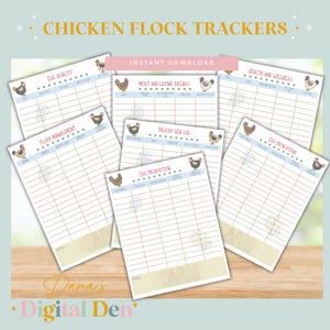 Ultimate Chicken Flock Management Bundle – Printable Flock Log, Egg ...