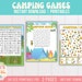 Printable Camping Games | Children's Activities | Camping Fun | Outdoor ...